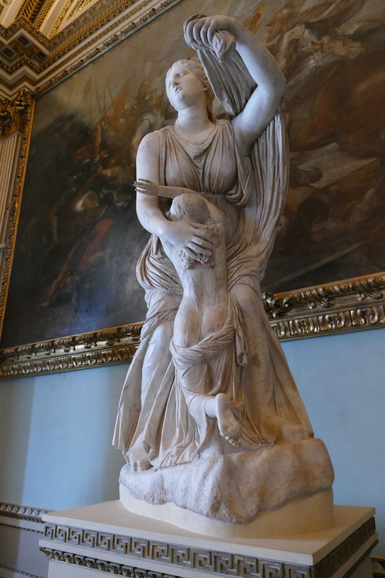 Statue I - Mère Niobe avec sa plus jeune fille